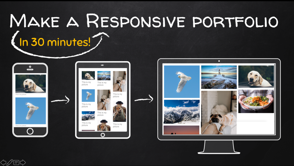 Make a Responsive Artist’s Portfolio – WatzThis?